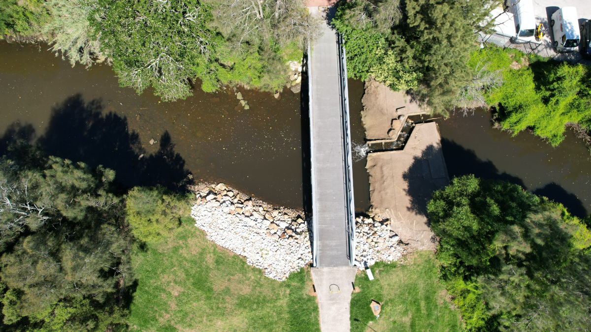 Turrella Reserve, creek embankment repair project - Convil Group
